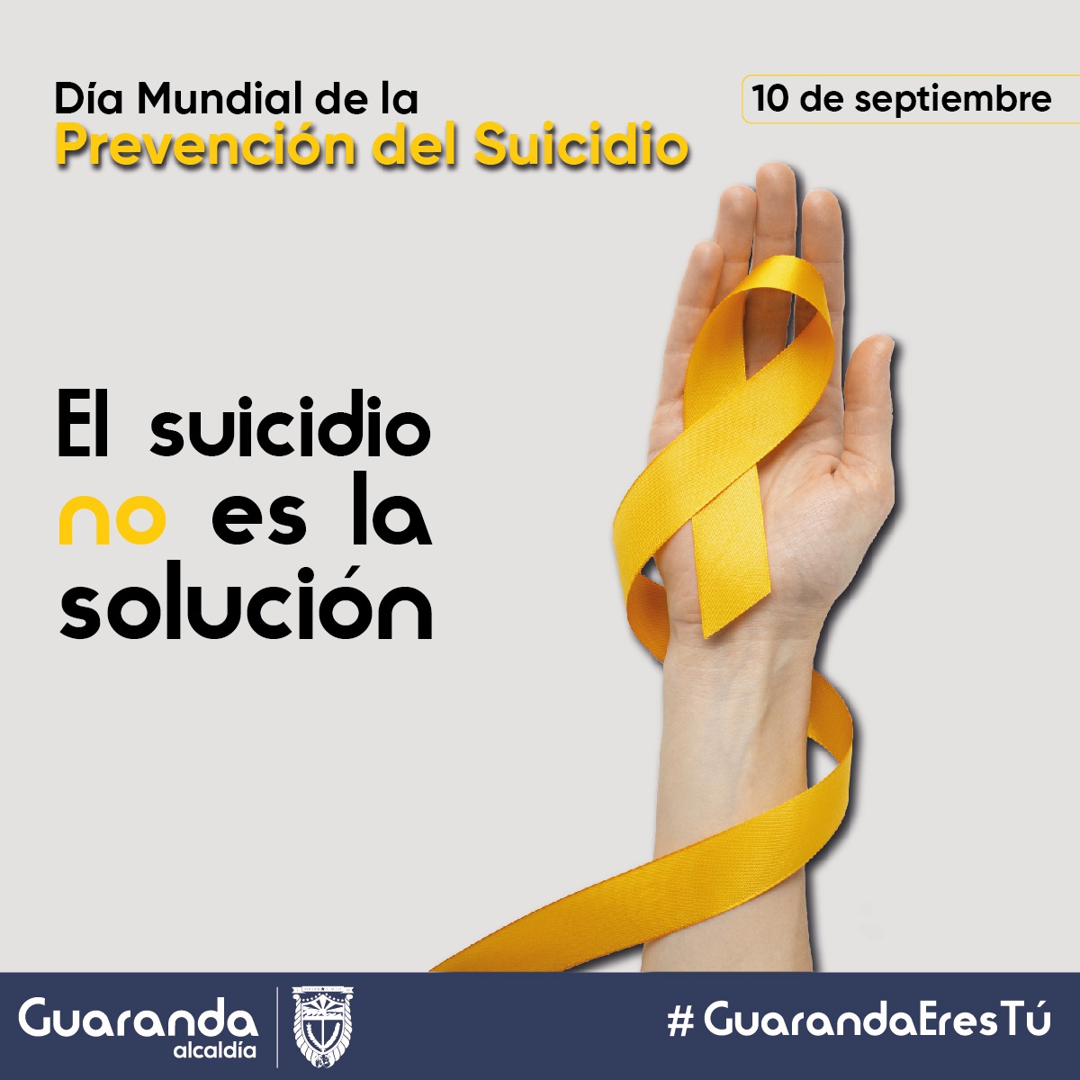 DÍA MUNDIAL DE LA PREVENCIÓN DEL SUICIDIO - Guaranda